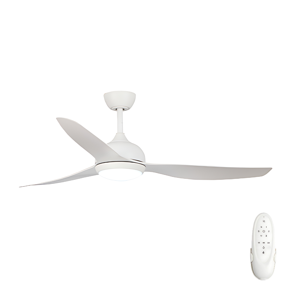 Eco Style DC Ceiling Fan with CCT LED - White 60" | Fanco Australia