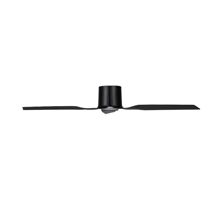 Fanco Flow 132cm (52") DC Ceiling Fan with LED Light - Black | Fanco